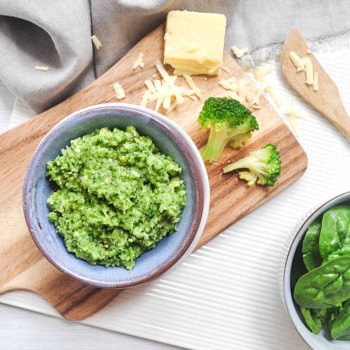 Broccoli Spinach Pesto - Nut Free - Mrs Jones's Kitchen