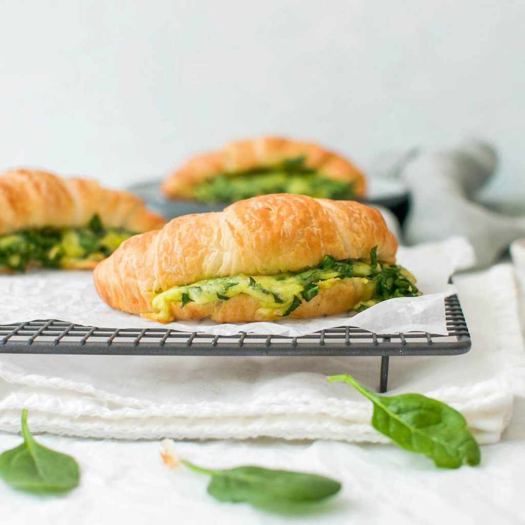 Spinach and Cheese Croissants - Mrs Jones's Kitchen