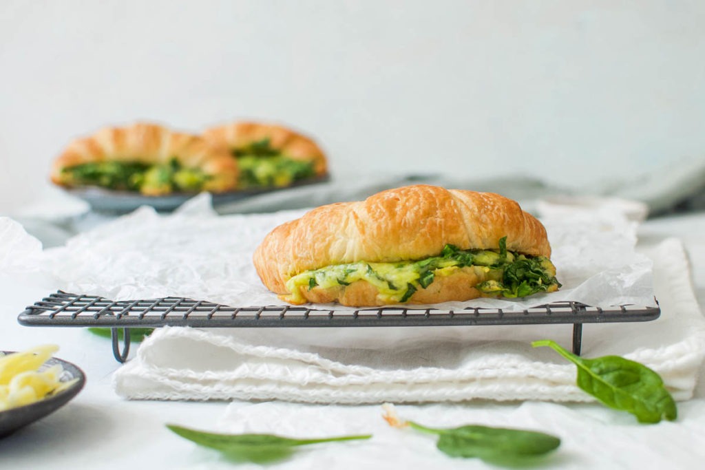 Spinach and Cheese Croissants - Mrs Jones's Kitchen