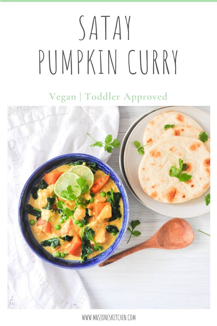 Satay Pumpkin Curry - Mrs Jones's Kitchen