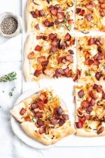 Easy Flammkuchen (German Pizza) Recipe - Mrs Jones's Kitchen