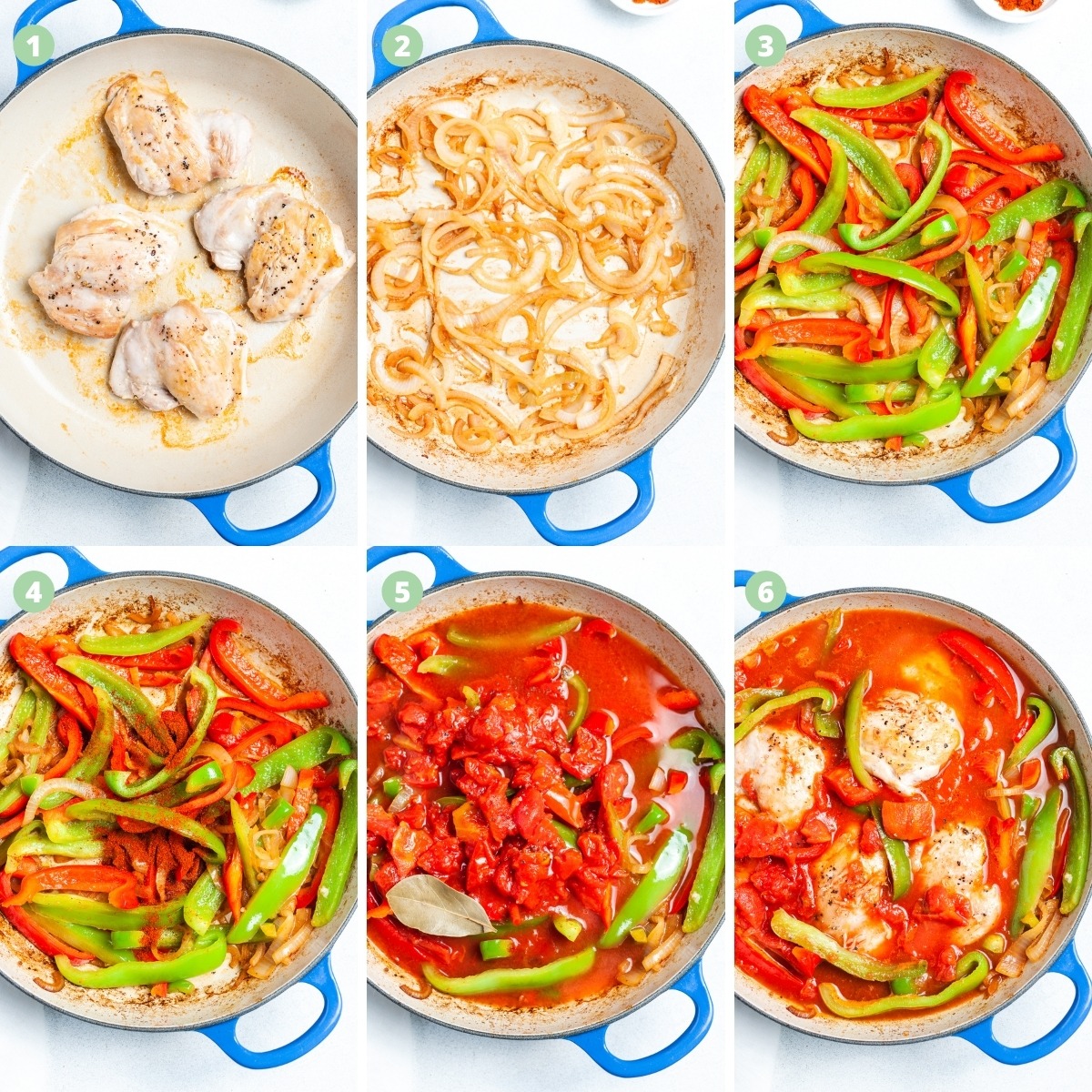 One Pot Chicken Basquaise (poulet basquaise) - Mrs Jones's Kitchen