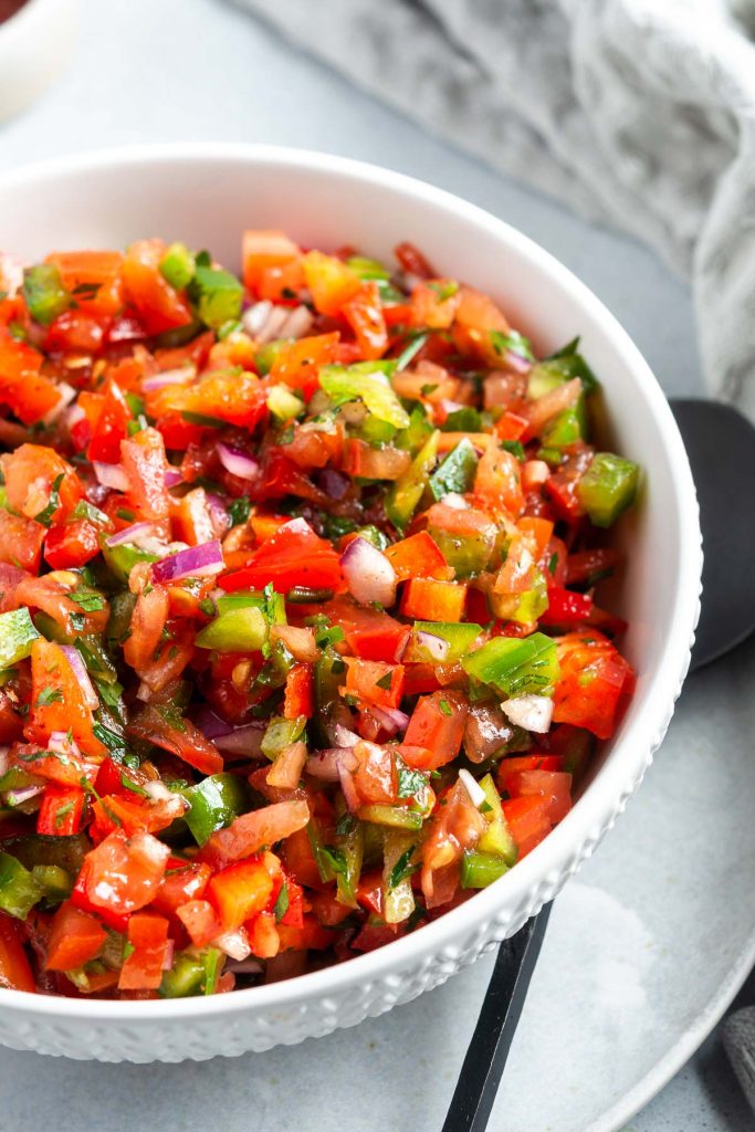 Ezme (Turkish Pepper Salad) - Mrs Jones's Kitchen