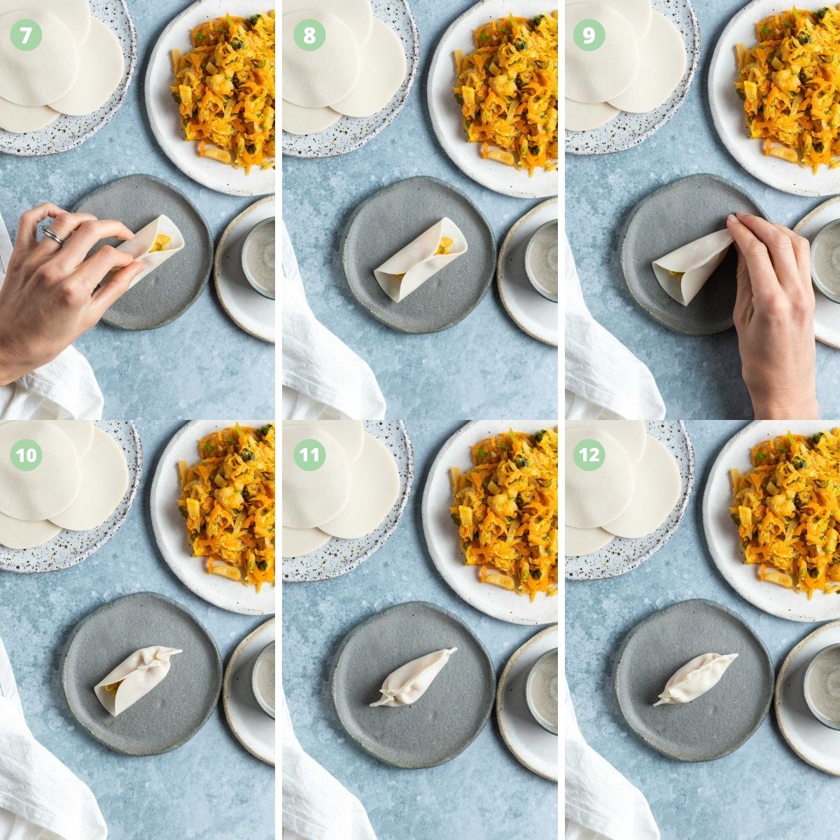 Yasai Gyoza (Veggie Gyoza) - Mrs Jones's Kitchen