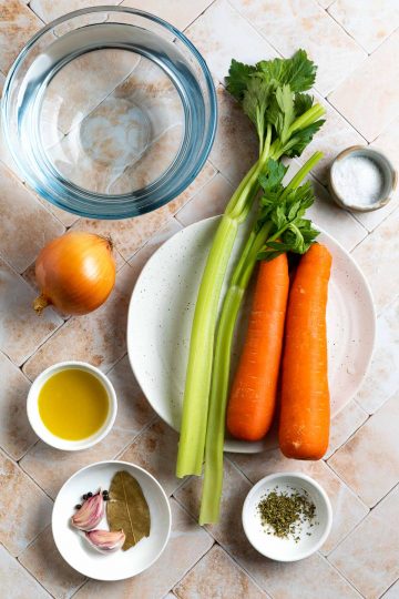 How To Make Homemade Vegetable Stock - Mrs Jones's Kitchen