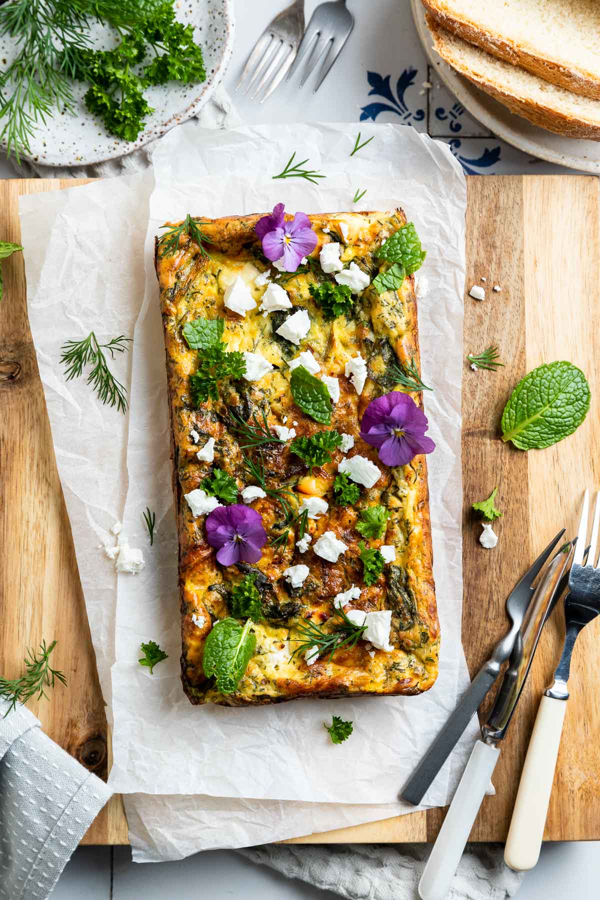 Silverbeet Slice - Mrs Jones's Kitchen